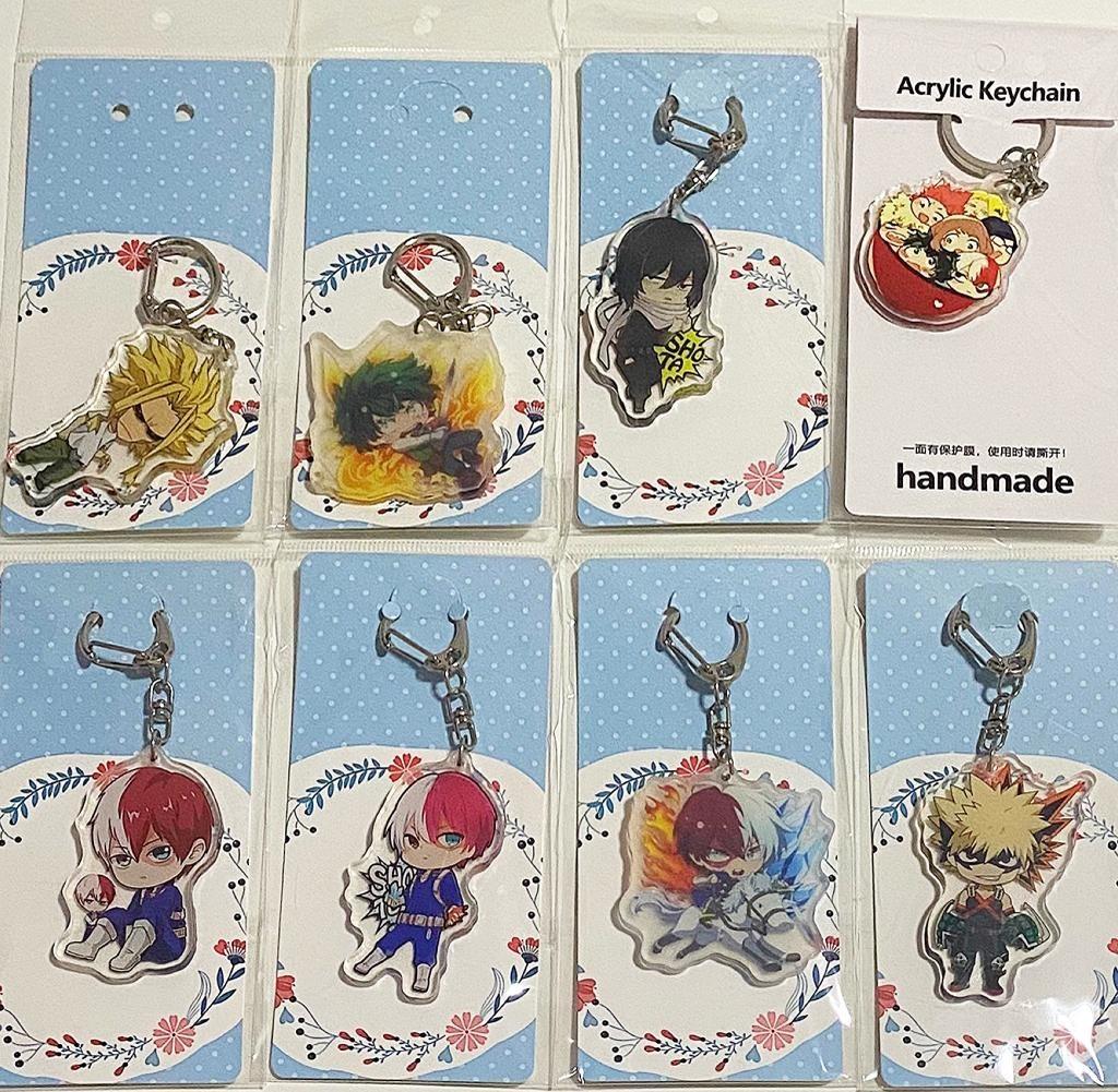 Anime Acrylic Keychains Demon Slayer KNY | My Hero Academia MHA BNHA ...