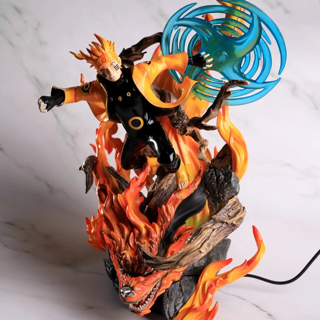 Anime Naruto Shippuden Uzumaki Naruto Kyuubi Mode action figure USB ...