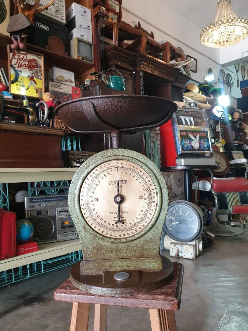 ANTIQUE WEIGHT SCALE ENGLAND, Hobbies & Toys, Collectibles ...