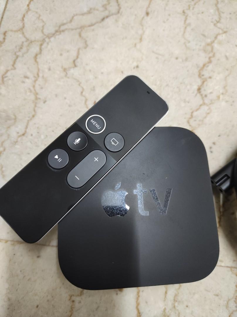 Apple TV 4k HDR Atmos black, TV & Home Appliances, TV & Entertainment ...