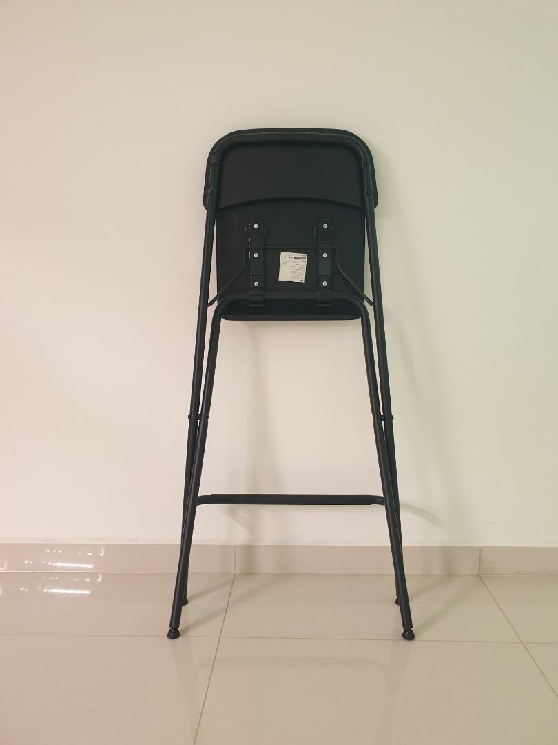 As good as new IKEA FRANKLIN Bar Stool, Furniture & Home Living ...