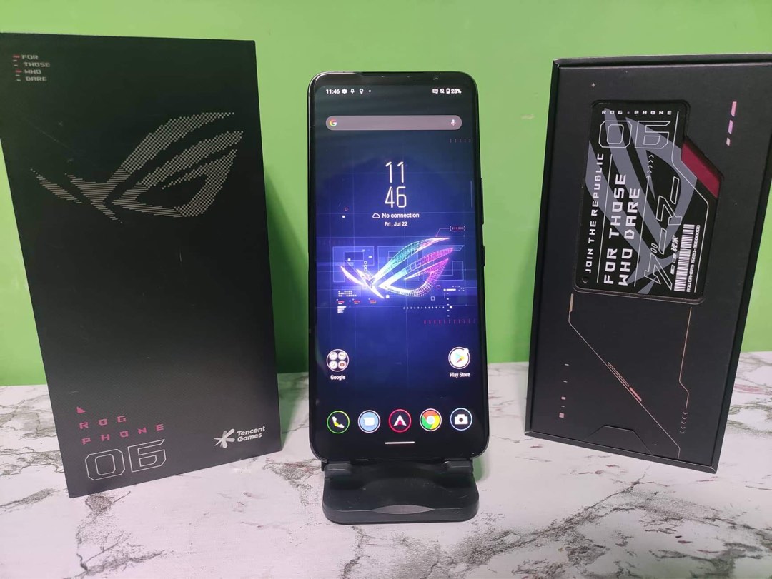 Asus Rog 6 128GB 12GB Ram Complete, Mobile Phones & Gadgets, Mobile ...
