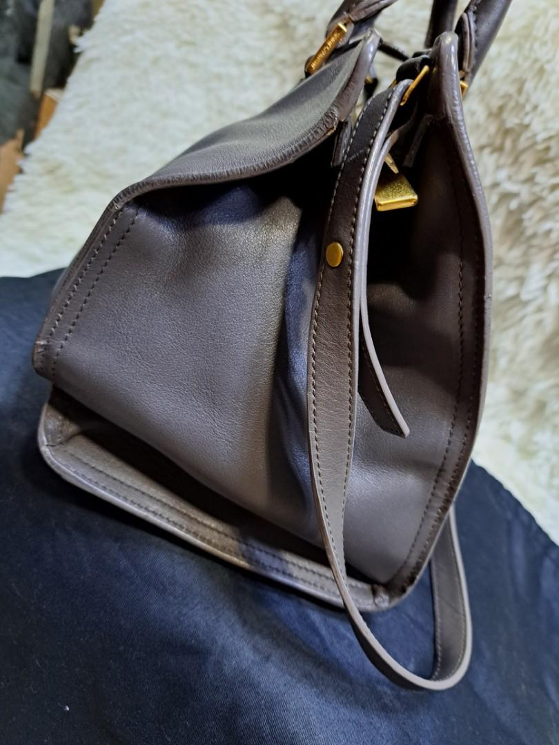 Auth Ysl chic cabas gray, Luxury, Bags & Wallets on Carousell
