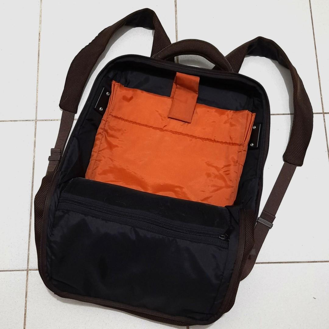 BACKPACK PRIA KERJA SECOND BRANDED ORIGINAL, Fesyen Pria, Tas & Dompet ...