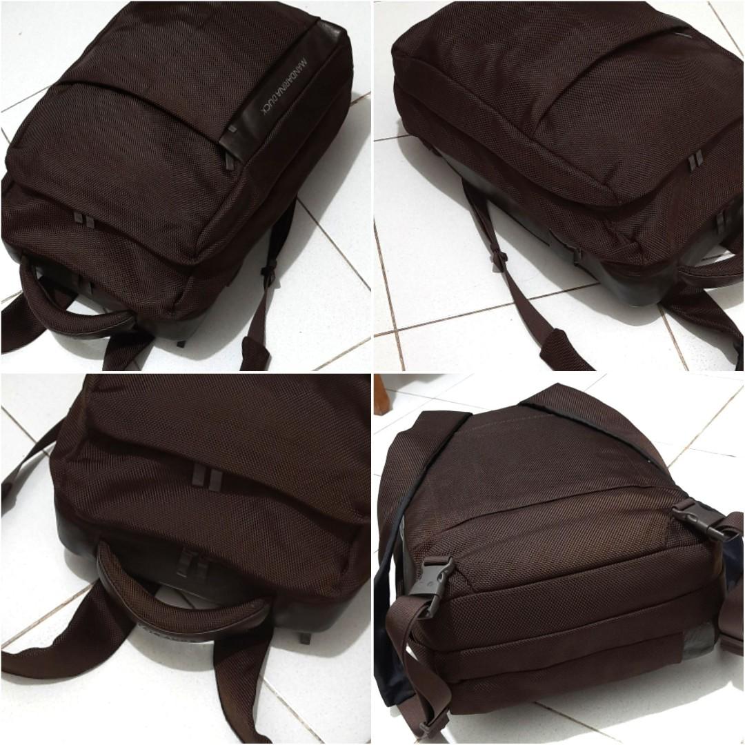 BACKPACK PRIA KERJA SECOND BRANDED ORIGINAL, Fesyen Pria, Tas & Dompet ...