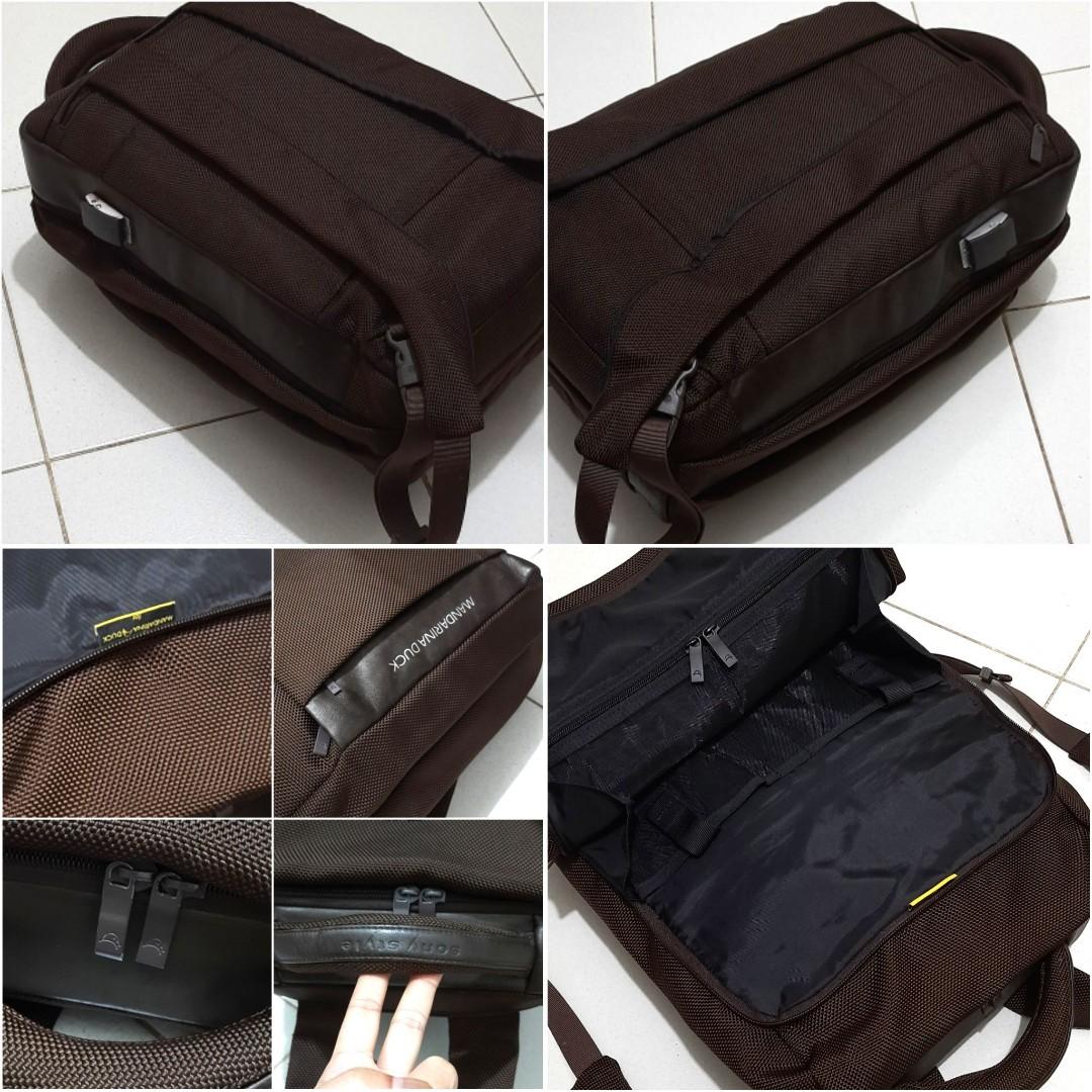 BACKPACK PRIA KERJA SECOND BRANDED ORIGINAL, Fesyen Pria, Tas & Dompet ...