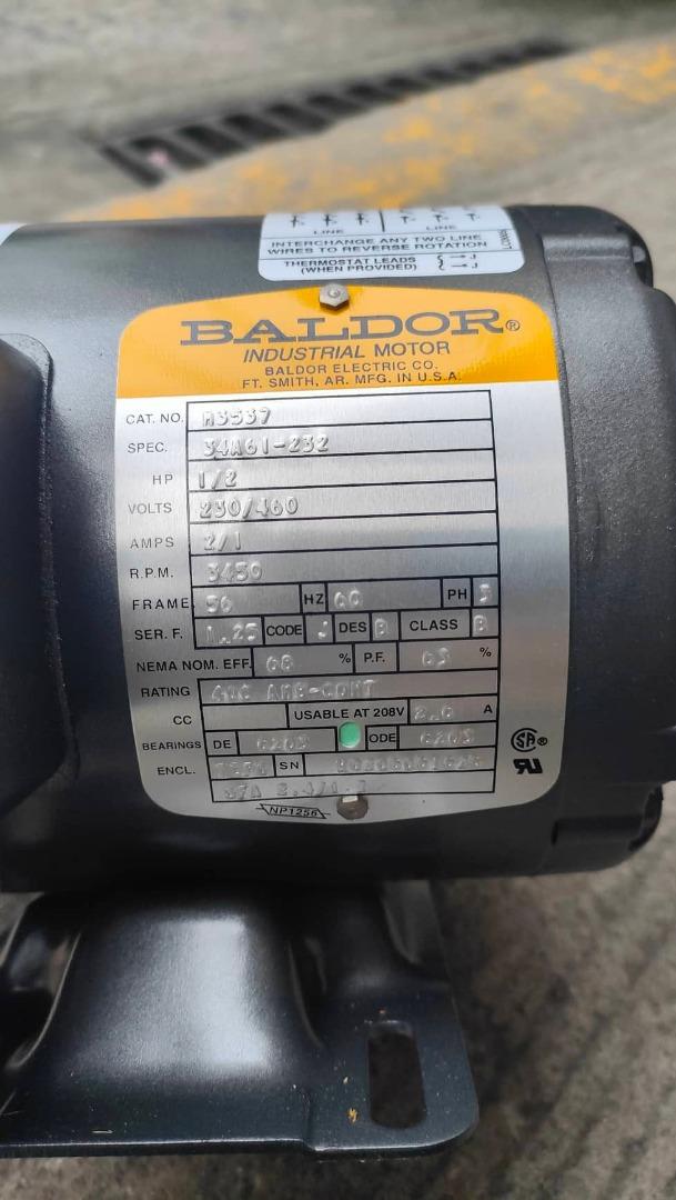 Baldor Industrial Induction Motor, Commercial & Industrial, Industrial ...
