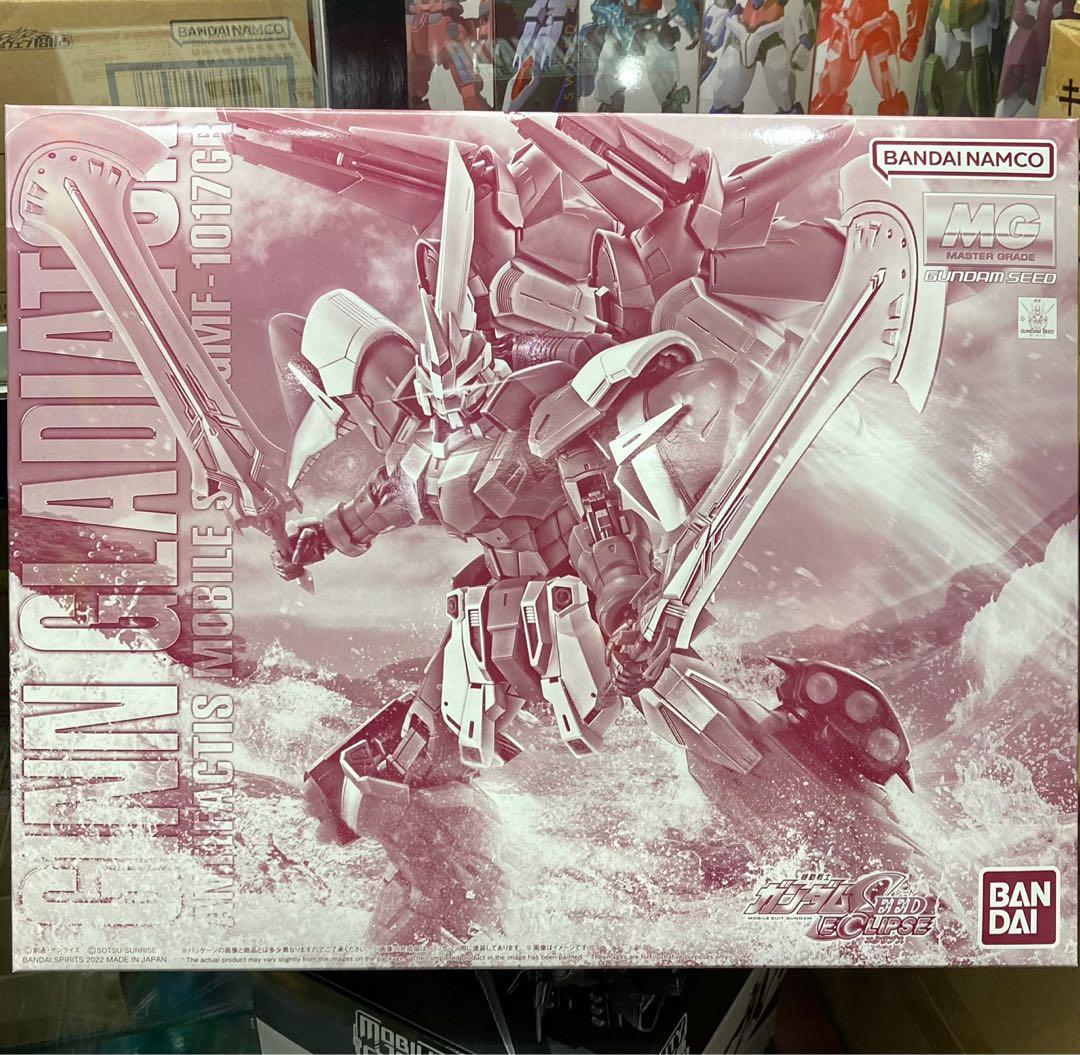 Bandai MG Model Kit Gundam Seed Ginn Gladiator 高達模型 力捷 基恩, 興趣及遊戲, 玩具 ...