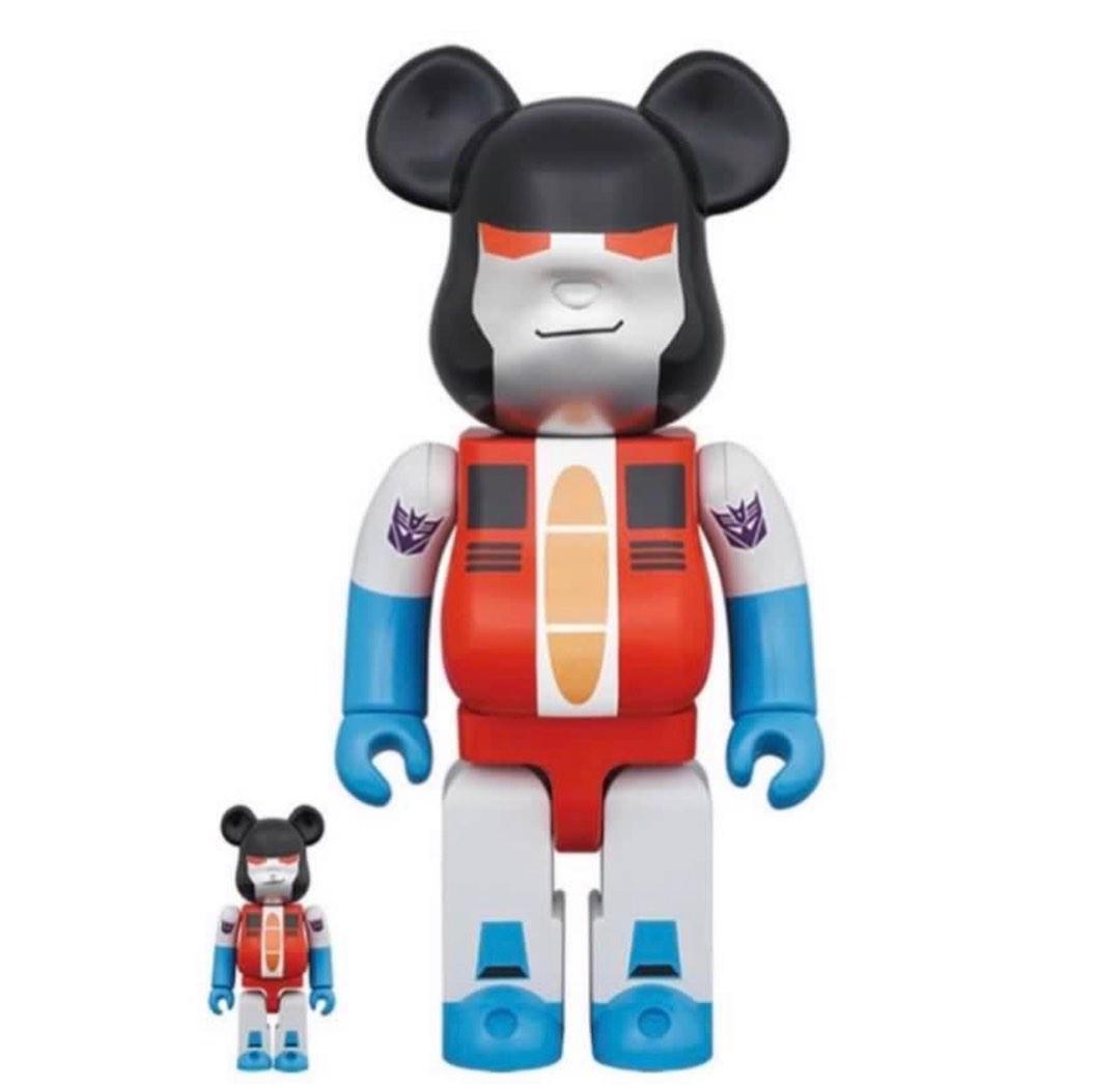 Bearbrick Bumblebee Starscream 400% + 100% 1000%, Hobbies & Toys, Toys ...