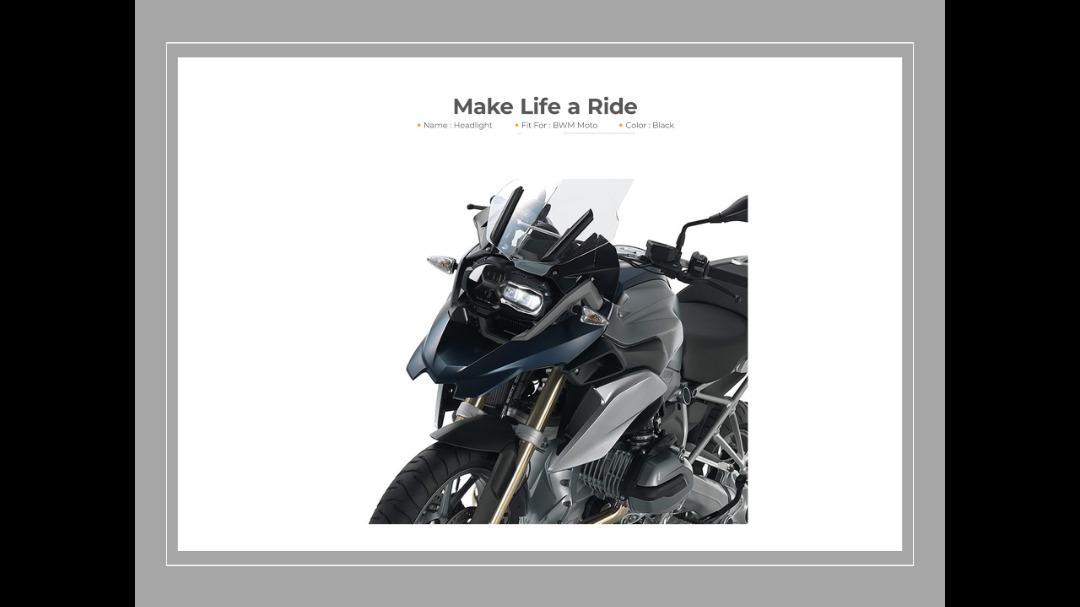 BMW R1200GS 2013-2018 R1200GS LC K50 ADV Adventure LED HeadLights ...