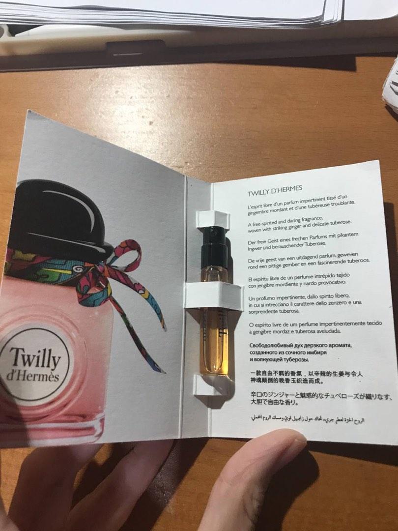 BN AUTHENTIC Twilly d Hermes 2ml perfume sample, Beauty & Personal Care ...