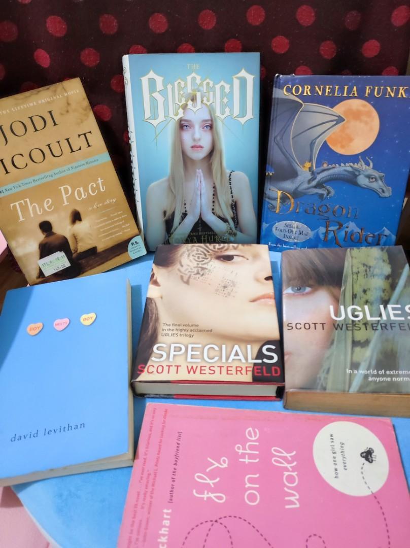 BOOK BUNDLE (7pcs) The Blessed: Tonya Hurley, Dragon Rider: Cornelia ...