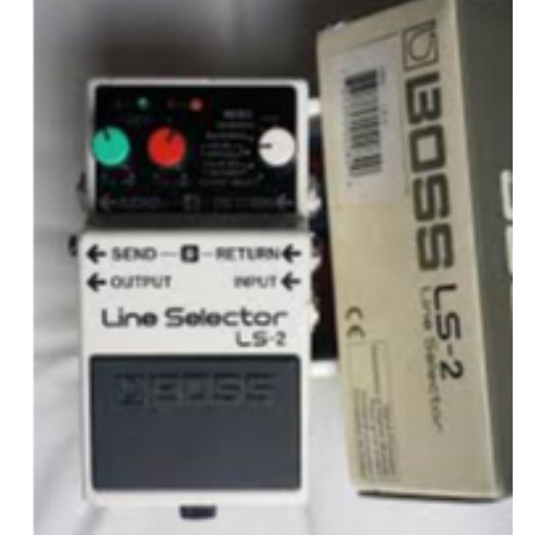 Boss- Line Selector Effect Pedal (LS-2), Hobbies & Toys, Music & Media ...