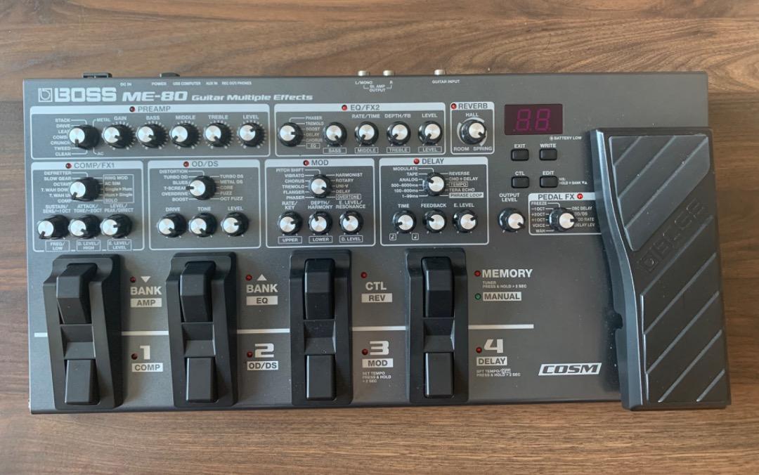Boss ME-80 cosm (Guitar multiple effects pedal), Hobbies & Toys, Music ...