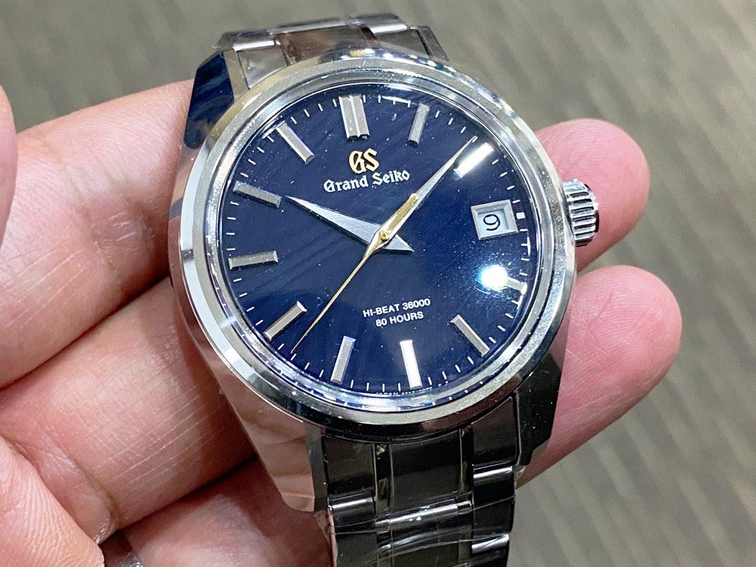 Brand New 2022 Local Grand Seiko GS Heritage 44GS Blue Wood Brilliant ...