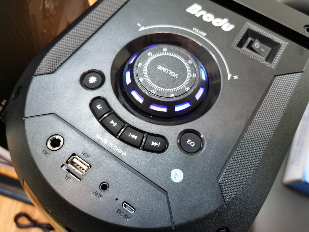 Brand New Original Subwoofer Brodu 6.5 inches With Wireless Microphone ...