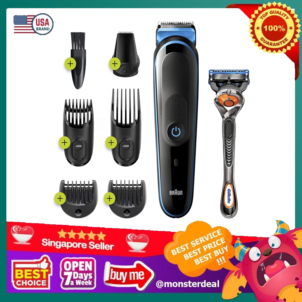 Braun Hair Clippers for Men MGK3245, 7-in-1 Beard Trimmer, Mens ...