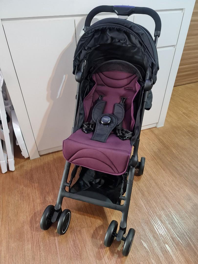 Britax Compact Lightweight Stroller (Dark Berry), Babies & Kids, Going ...