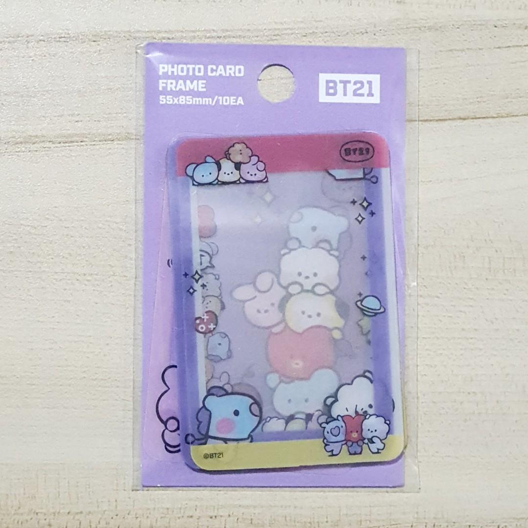 BTS BT21 Photocard Frame 10pcs/pack Official, Hobbies & Toys ...