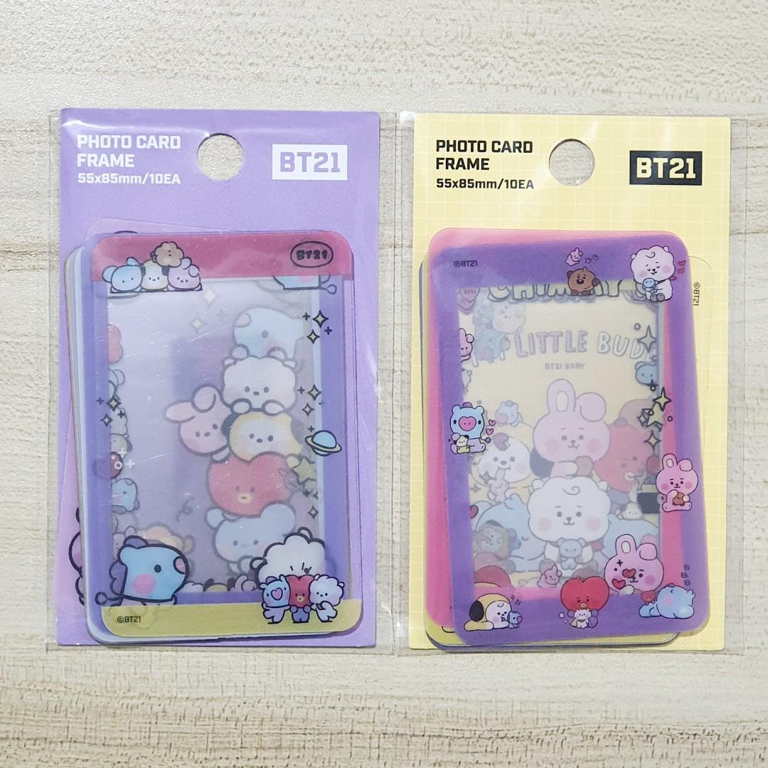 BTS BT21 Photocard Frame 10pcs/pack Official, Hobbies & Toys ...