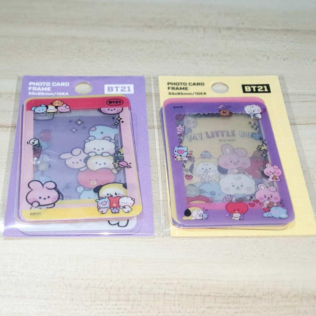 BTS BT21 Photocard Frame 10pcs/pack Official, Hobbies & Toys ...