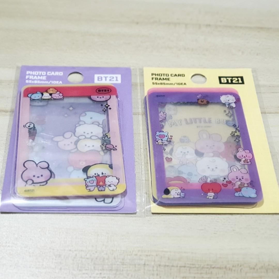 BTS BT21 Photocard Frame 10pcs/pack Official, Hobbies & Toys ...