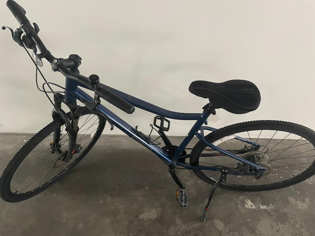 BTwin Riverside 500 Blue bike (Medium), Sports Equipment, Bicycles ...