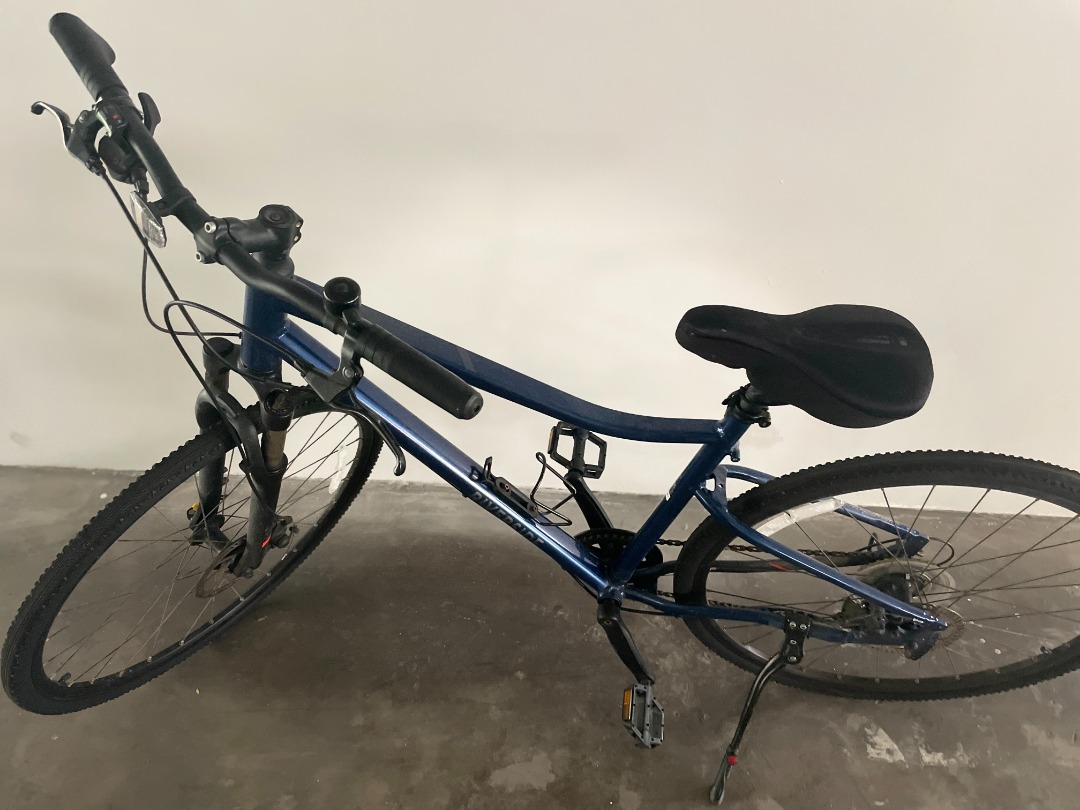BTwin Riverside 500 Blue bike (Medium), Sports Equipment, Bicycles ...