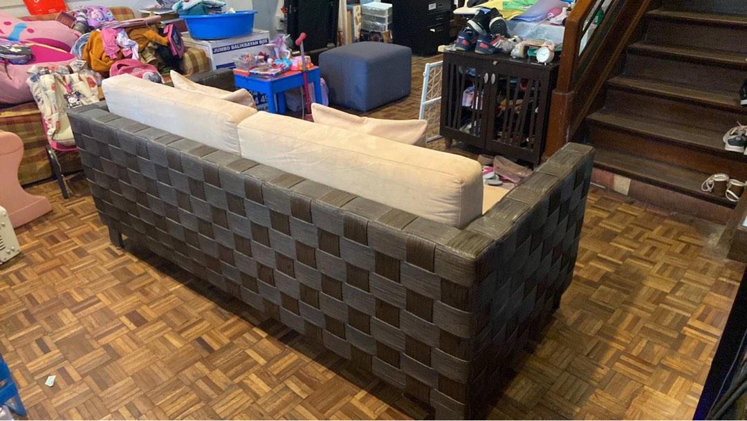 Budji Layug Designer Sofa Set W/ Center Table, Furniture & Home Living ...