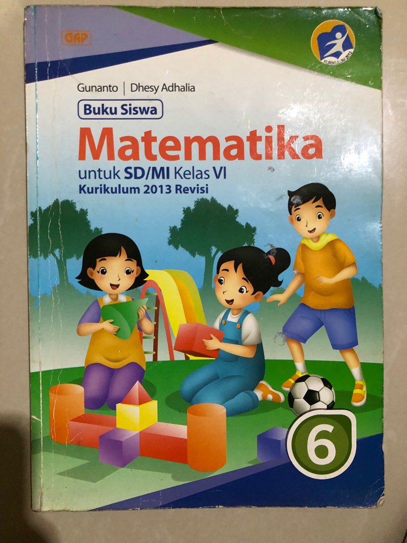 Buku matematika SD 6, Buku & Alat Tulis, Buku di Carousell