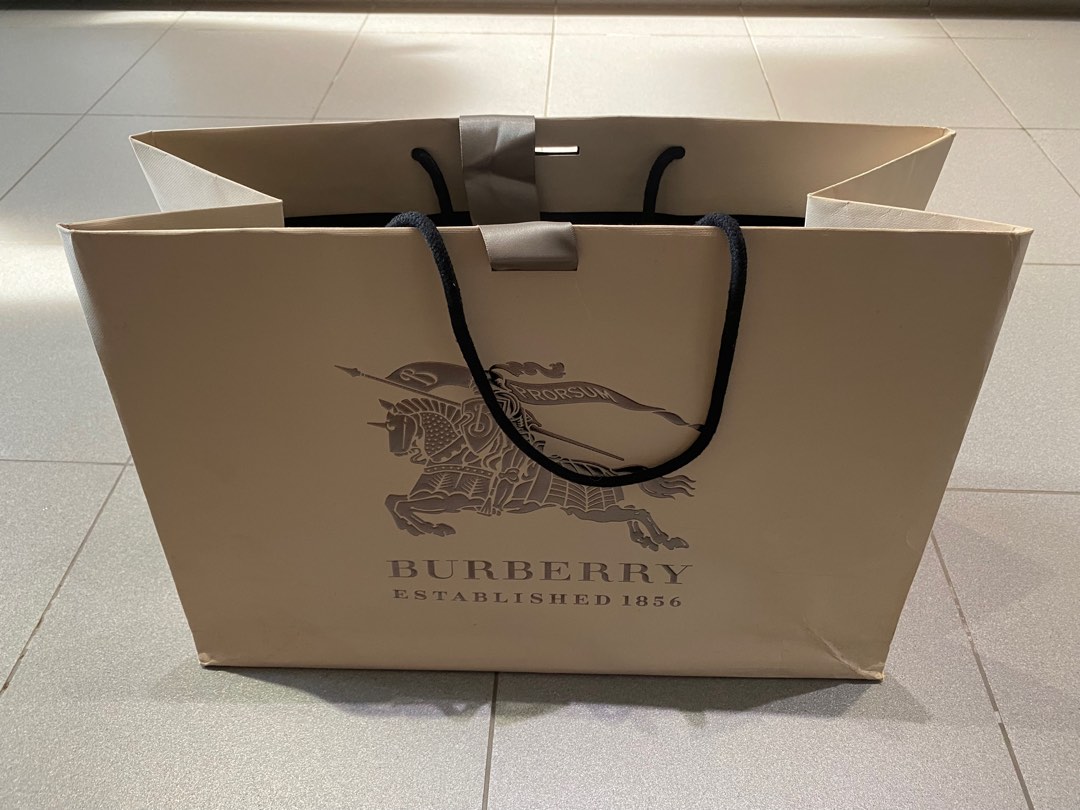 Burberry / Gucci / Miu Miu paper bag (big), Luxury, Accessories on ...