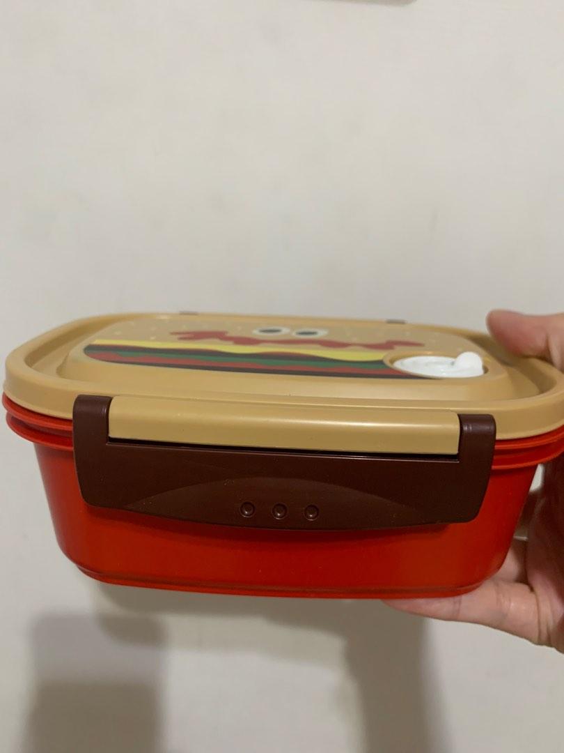 全新/burger conx 漢堡便當盒550ml, 家具及居家用品, 戶外家具在旋轉拍賣