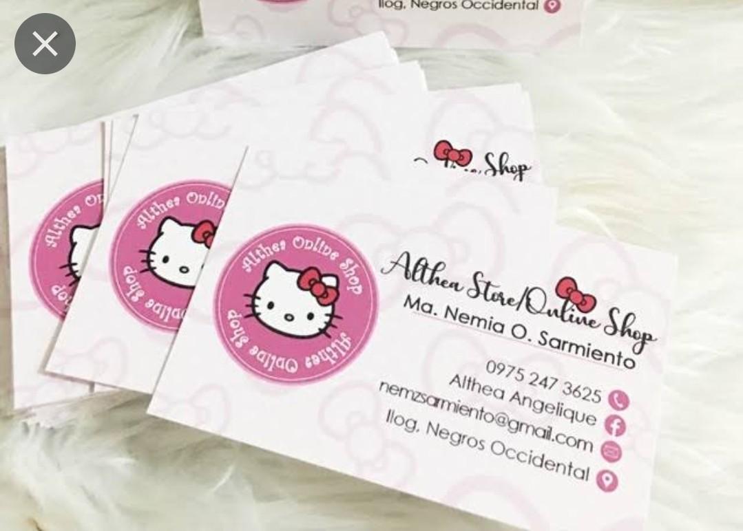 Calling Card/Business Card, Hobbies & Toys, Stationary & Craft, Art ...