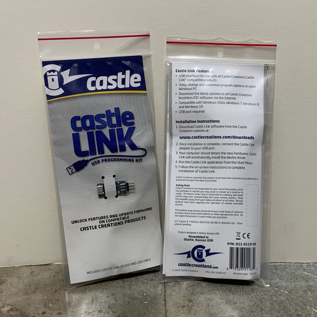 Castle Creations Castle Link V3 USB Programmer Adapter, Hobbies & Toys ...