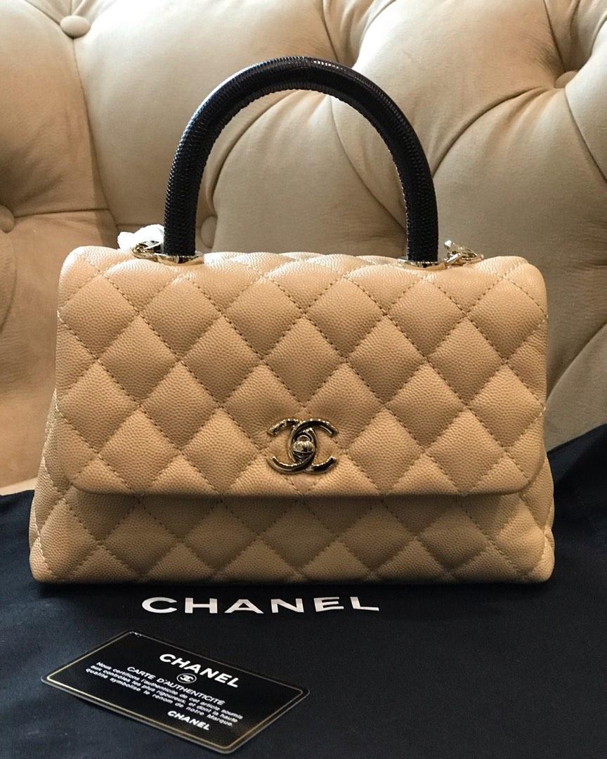 Chanel Coco Handle Small, Luxury, Bags & Wallets on Carousell