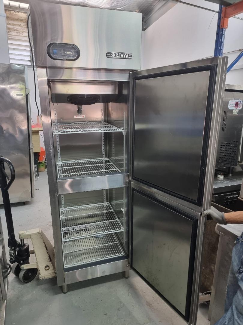 Chiller 2 Door Standing Upright Chiller Berjaya Stainless Steel Like ...