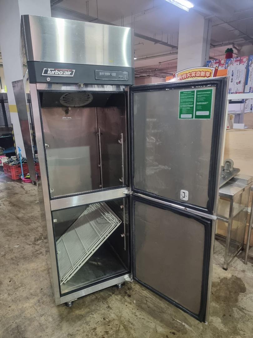 Chiller Standing 2 Door Upright Chiller Turbo Air Stainless Steel Used ...