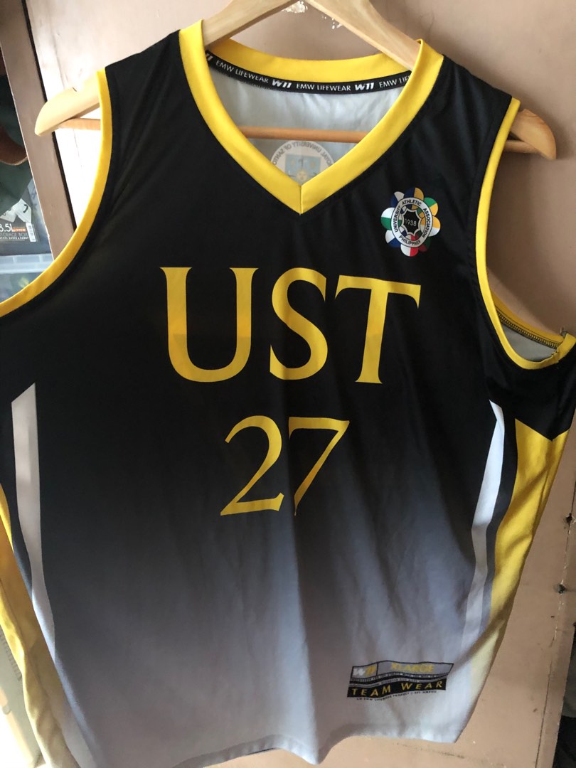 CJ Cansino UST Basketball Jersey (Plain black, no logos), Men's Fashion ...