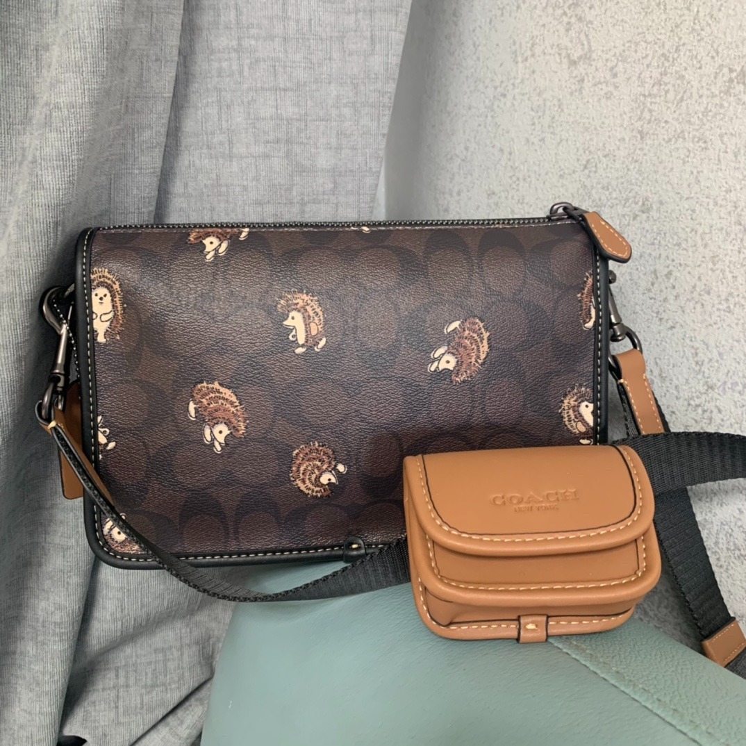 COACH C8141 Coach Ole color blocking classic logo HERITAGE two-in-one ...