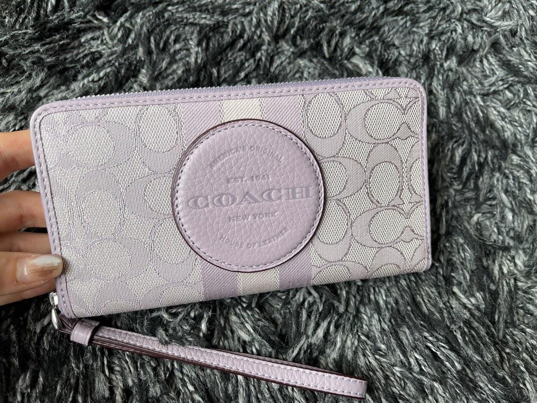 COACH Dempsey Large Phone Wallet In Signature Jacquard With Stripe And ...