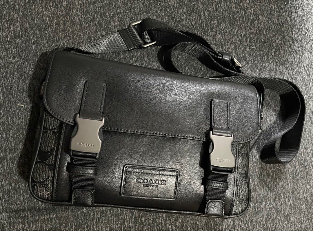 Coach Mens Track Crossbody Bag, Men's Fashion, Bags, Sling Bags on ...