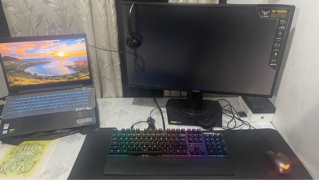 COMPLETE WFH EQUIPMENT, Computers & Tech, Laptops & Notebooks on Carousell