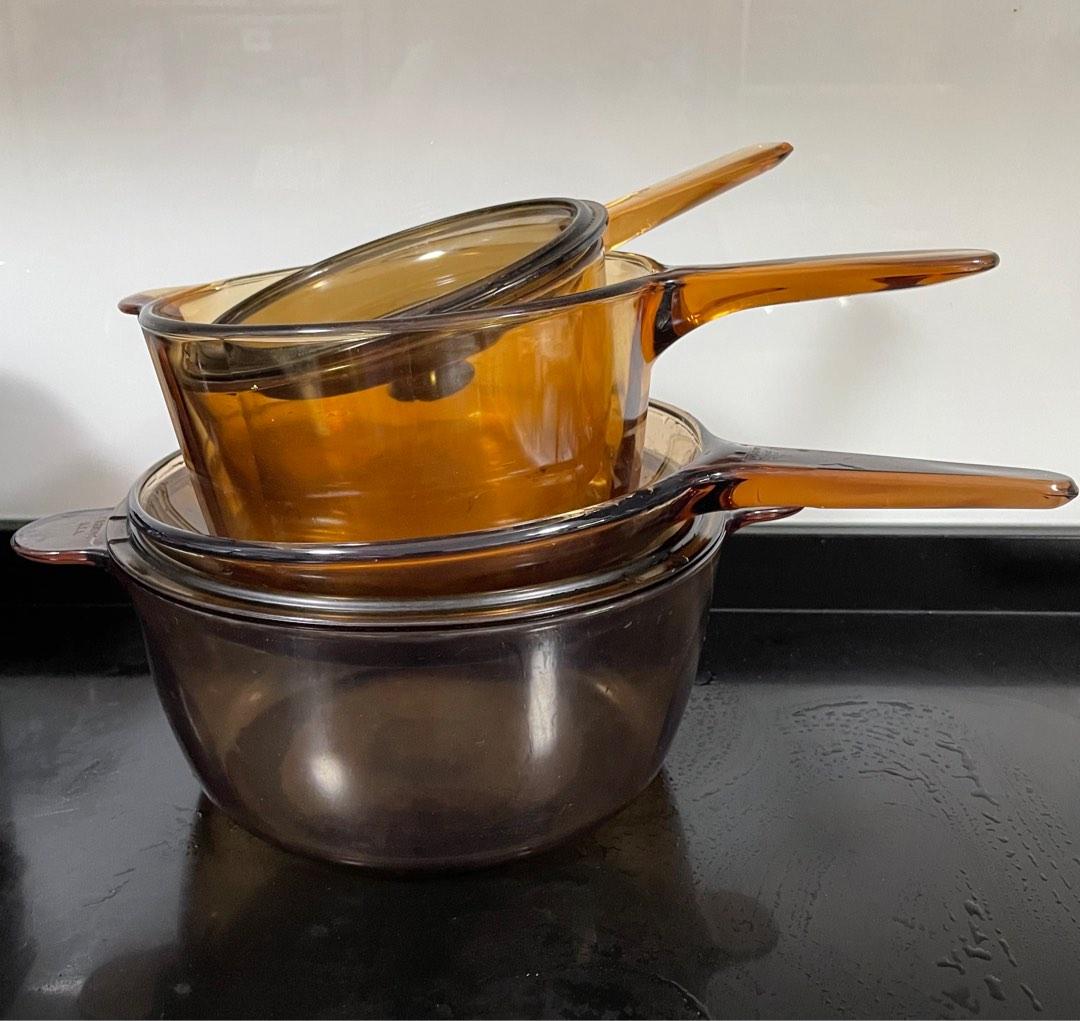 Corning (Vision) 6-pc pots and pan, Furniture & Home Living ...