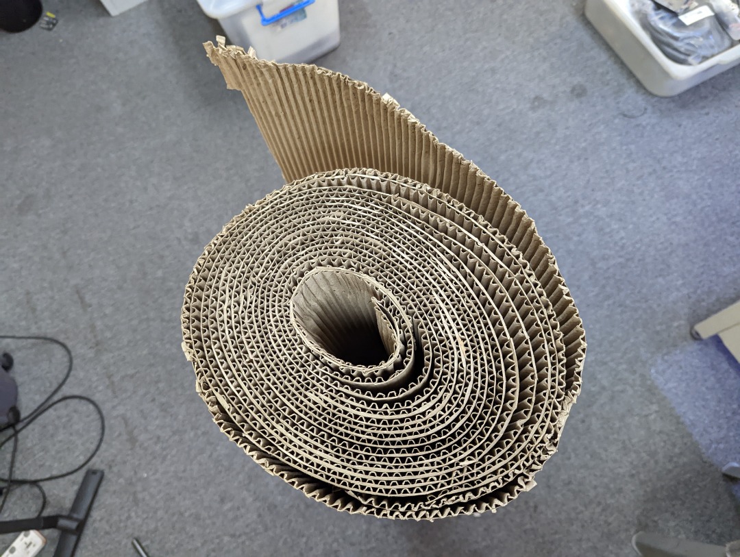 Corrugated Cardboard Roll, Furniture & Home Living, Home Improvement ...