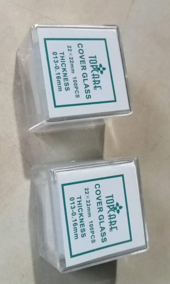 Cover Glass/Cover Slip, Health & Nutrition, Medical Supplies & Tools on ...