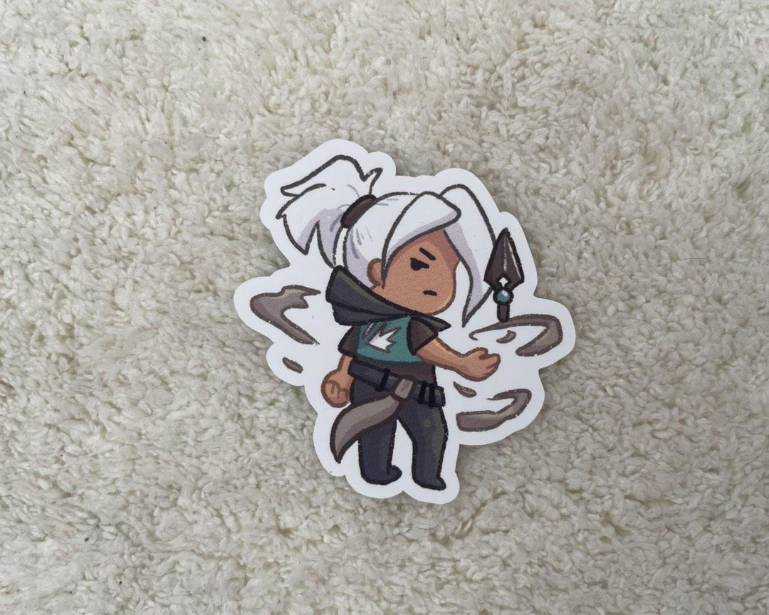 Cute Valorant Chibi Water-Resistant Matte Die Cut Sticker Bundle ...