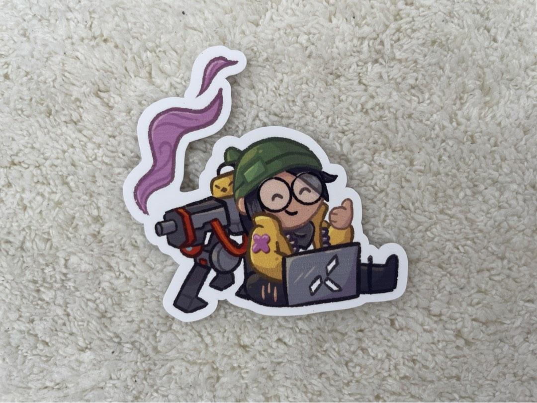 Cute Valorant Chibi Water-Resistant Matte Die Cut Sticker Bundle ...