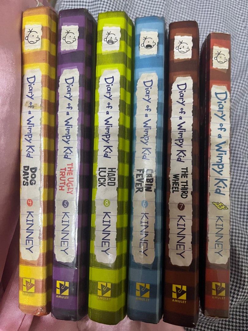 Diary of a Wimpy Kid Books Bundle (Hardbounds + 1 Softbound), Hobbies ...