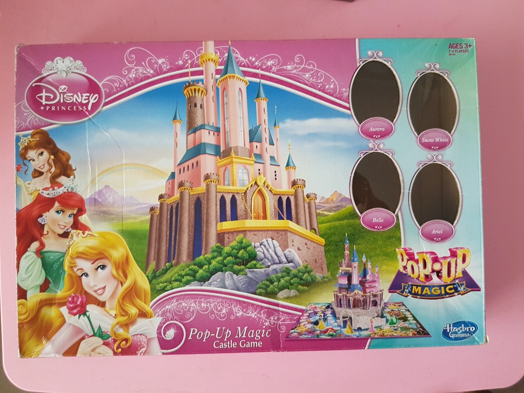 Disney Princess Pop-Up Magic Castle Game, Hobbies & Toys, Toys & Games ...