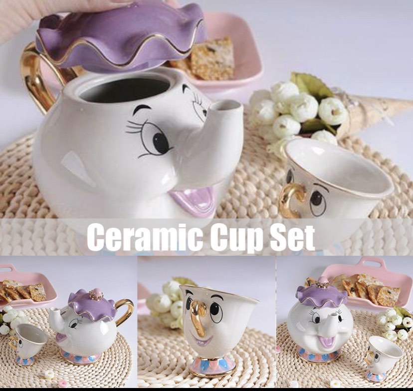 Disney tea pot set, Furniture & Home Living, Kitchenware & Tableware ...